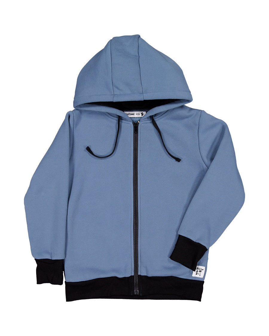 RT1600 TRIBE ZIP HOOD IN SLATE BLUE – RADICOOL KIDS